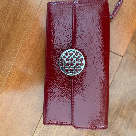 Coach | Bags | Coach Red Trifold Wallet | Poshmark